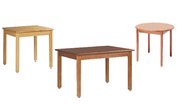 Wood Leg Tables - Multiple Options - Savoy Furniture